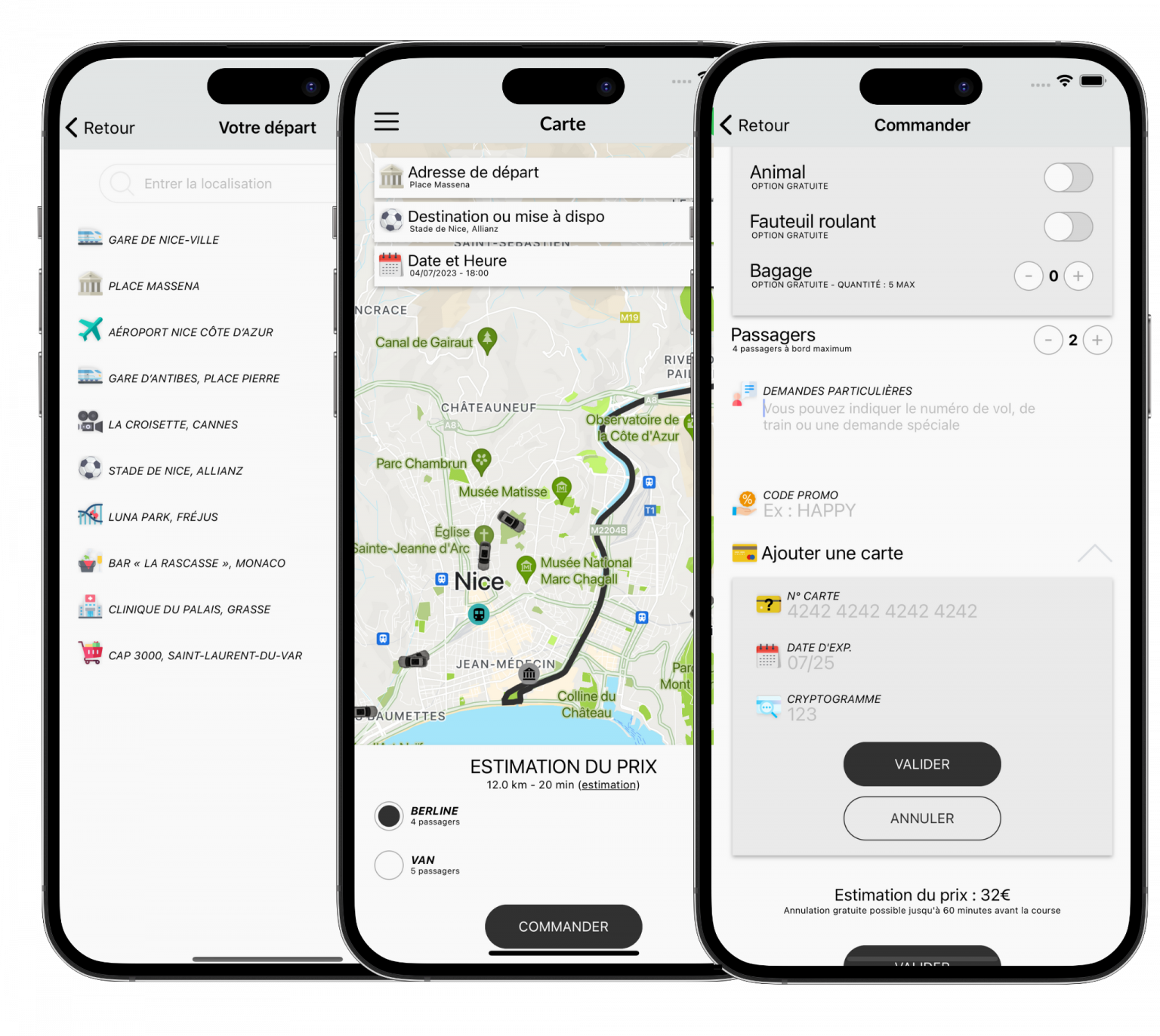 Mon Appli VTC - Créez une application VTC à votre nom